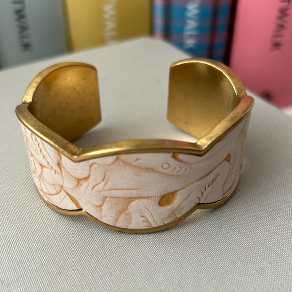 Patricia Nash | Jewelry | Patricia Nash Tooled Leather Cuff | Poshmark